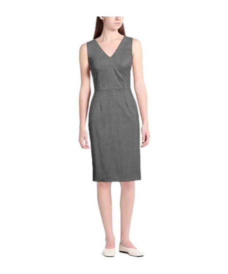 Dolce & Gabbana Prince Of Wales Check Sleeveless V-neck Dress