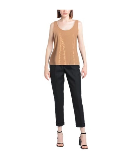Max Mara Sleeveless Sequin Top