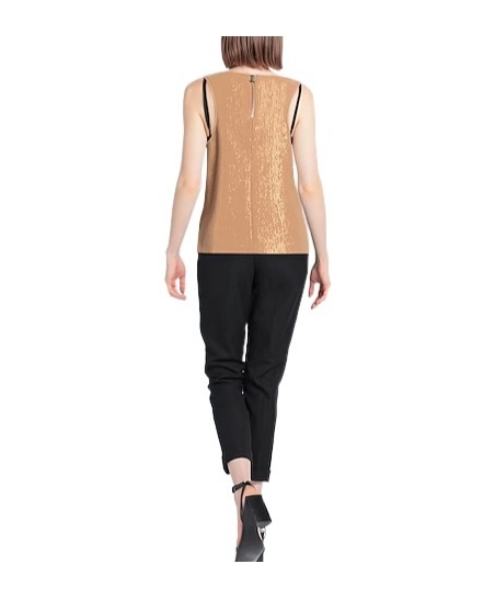 Max Mara Sleeveless Sequin Top