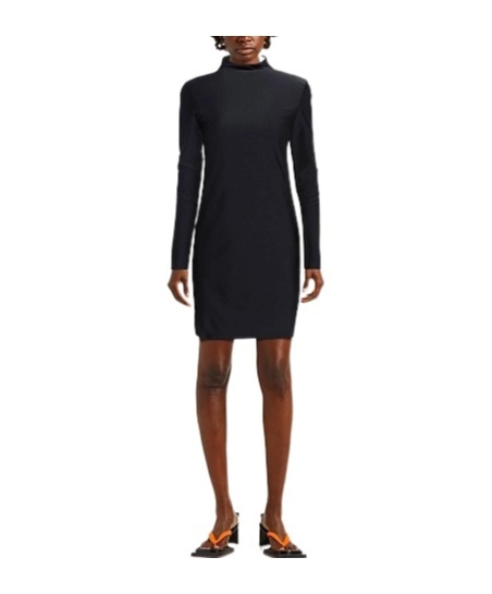 Sportmax Sheath Dress With Turtleneck And Long Sleeves