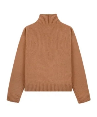 SPORTY  RICH Sporty & Rich Turtleneck Logo-embroidered Sweater