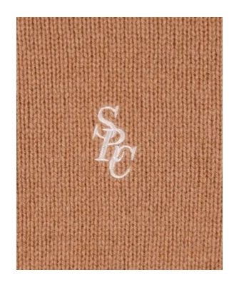 SPORTY  RICH Sporty & Rich Turtleneck Logo-embroidered Sweater