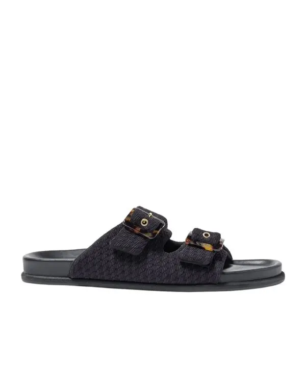 ERES Izia Buckle Slides - Black