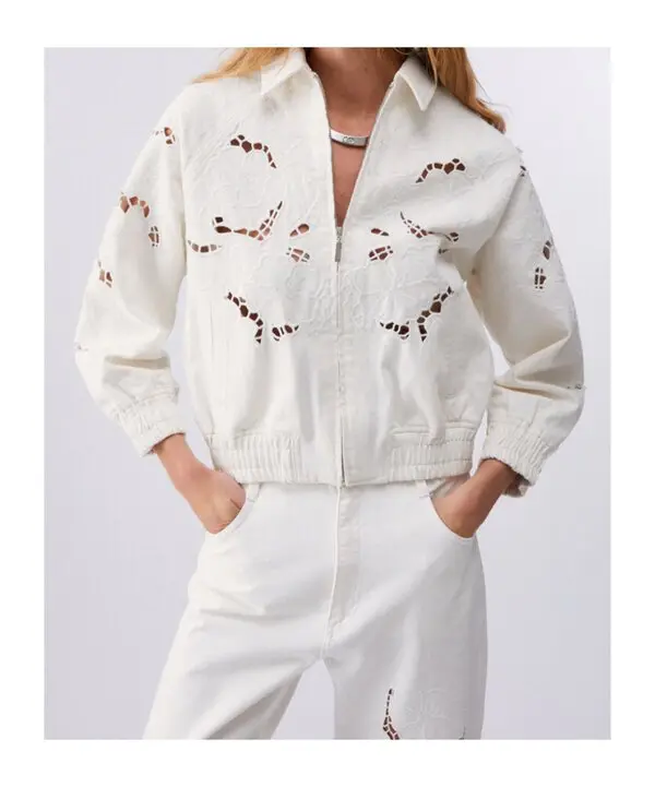 Liu Jo Embroidered Bomber Jacket
