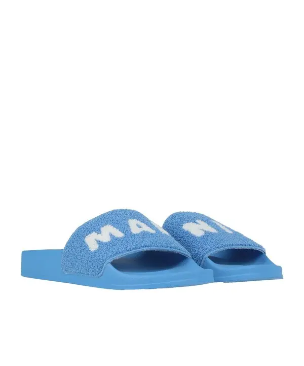 Marni Printed Terrycloth Slides