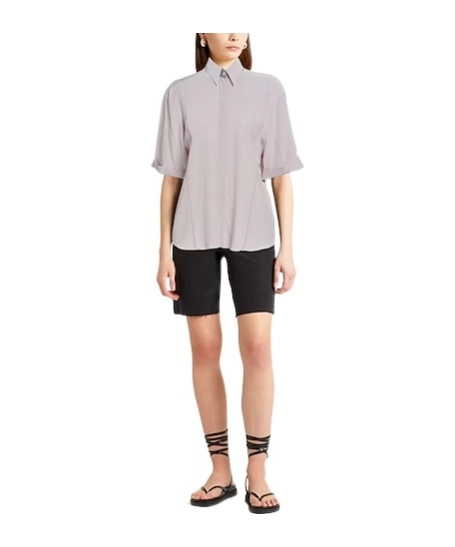 Brunello Cucinelli Minimal Chiffon Shirt