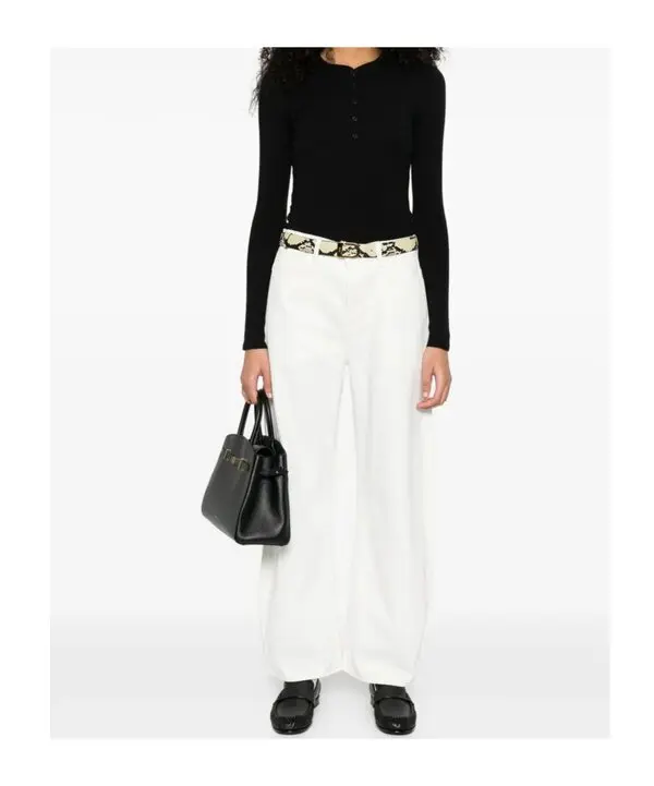 NILI LOTAN Button-fastening Polo Top