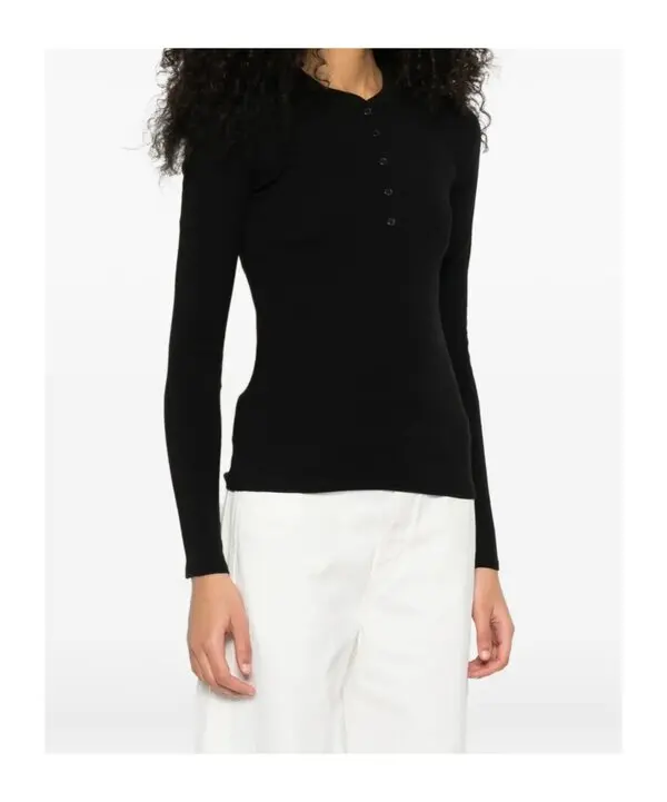 NILI LOTAN Button-fastening Polo Top