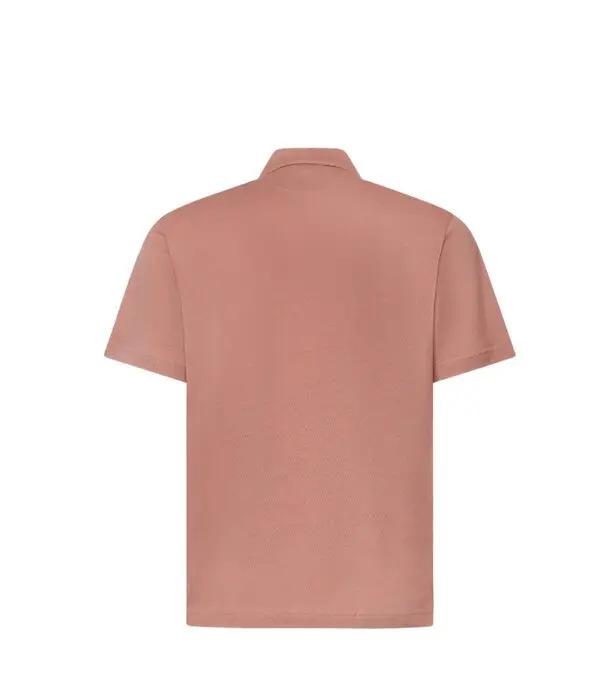 Eleventy Button Polo Shirt - Pink