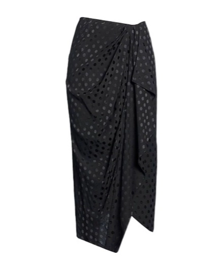 Isabel Marant Étoile Polka Dot Ruched Skirt