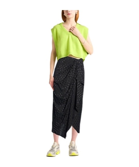 Isabel Marant Étoile Polka Dot Ruched Skirt