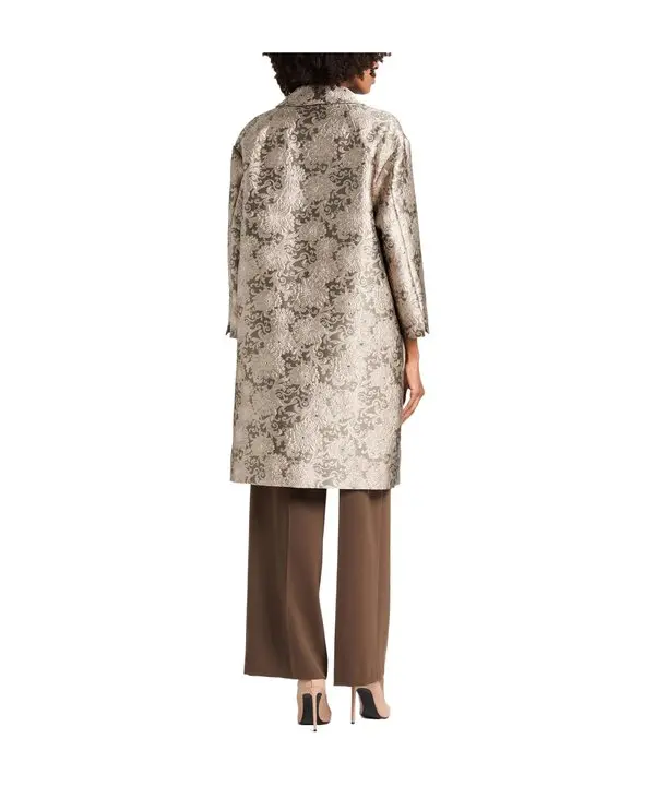 Max Mara Floral Long Coat