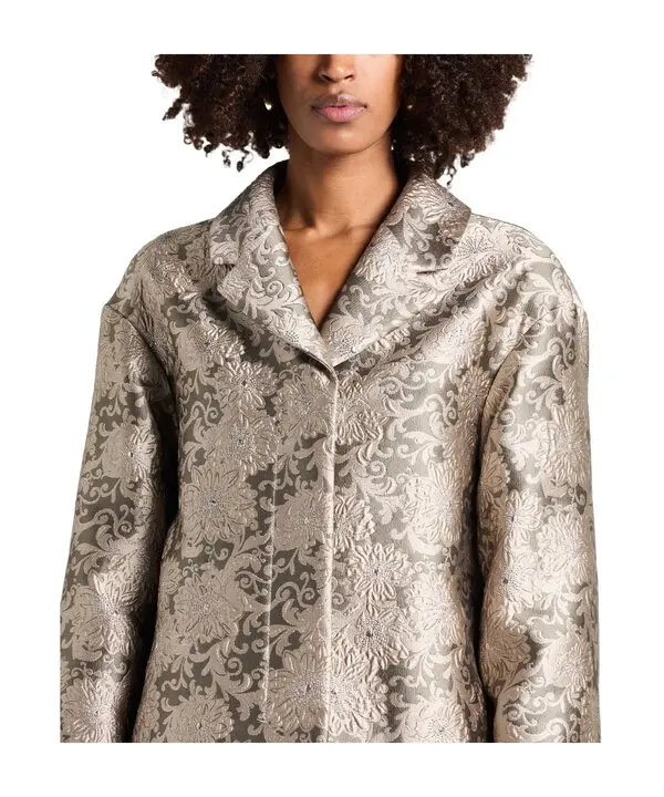 Max Mara Floral Long Coat