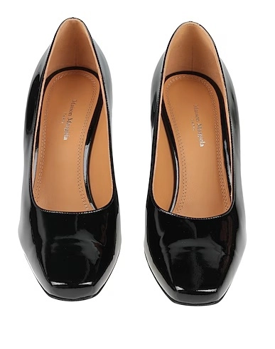 MAISON MARGIELA Solid Color Patent Leather High Heels