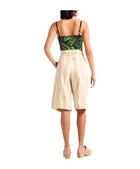 Farm Rio Square Neck Floral Print Corset Top