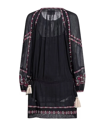 Isabel Marant Étoile Multicolor Long Sleeve Chiffon Dress