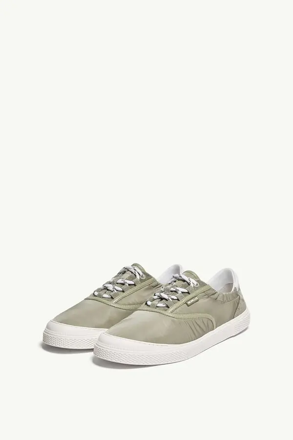 Moncler Vera Leisure Padded Sneakers - Sage Green