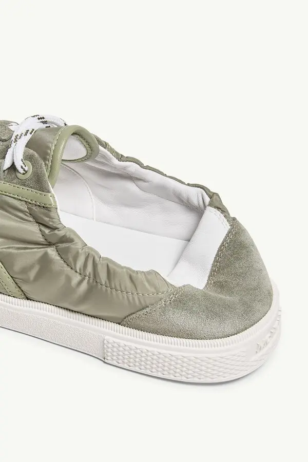 Moncler Vera Leisure Padded Sneakers - Sage Green
