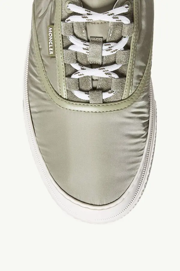 Moncler Vera Leisure Padded Sneakers - Sage Green