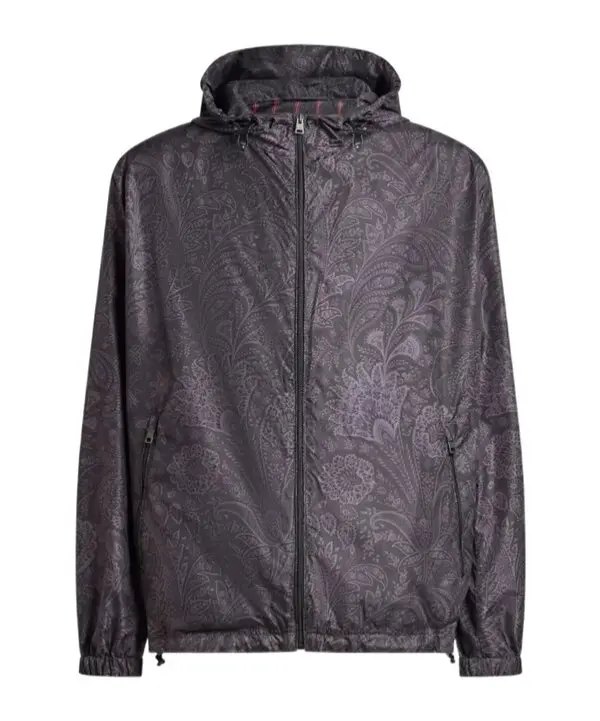 Etro Floral Paisley Windbreaker Jacket