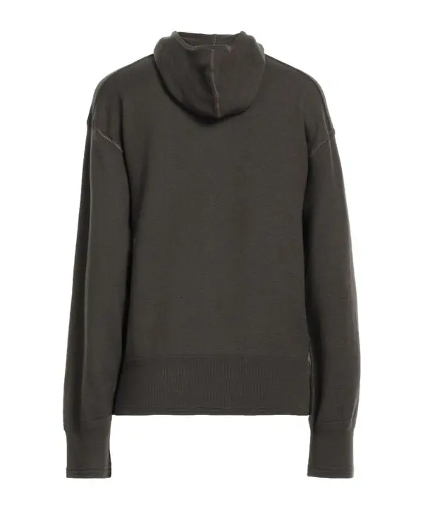Burberry Solid-color Hooded Knit Jacket