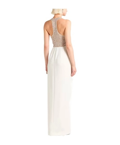 Max Mara Sleeveless Deep V-neck Dress