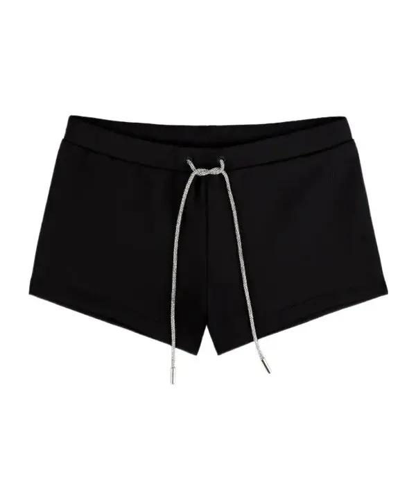 AREA Drawstring Shorts With Metallic Accents