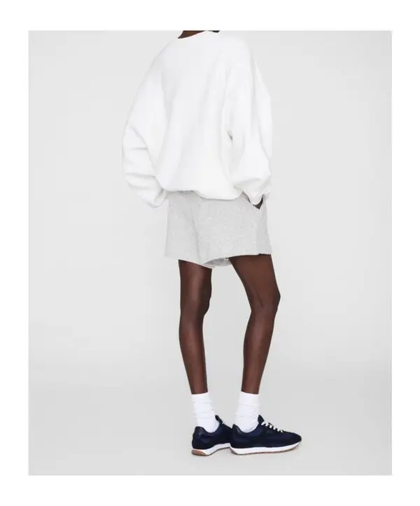 ANINE BING Logo Shorts - White