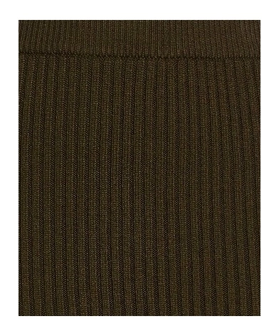 Max Mara Solid Knit Pencil Skirt