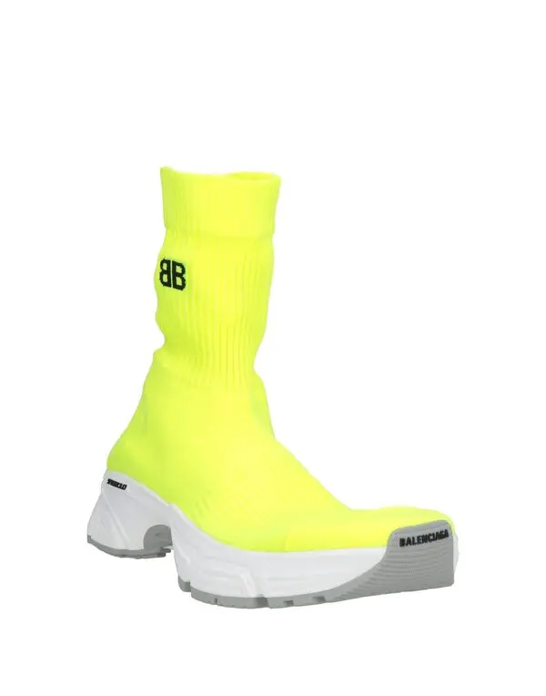 Balenciaga Woven Sock Shoes - Yellow