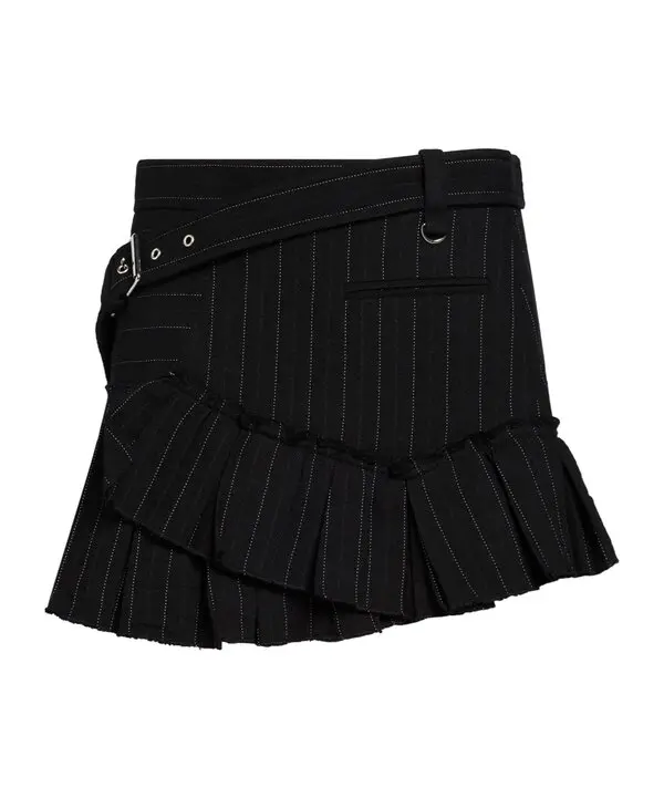 Isabel Marant Étoile Striped Pleated Skirt