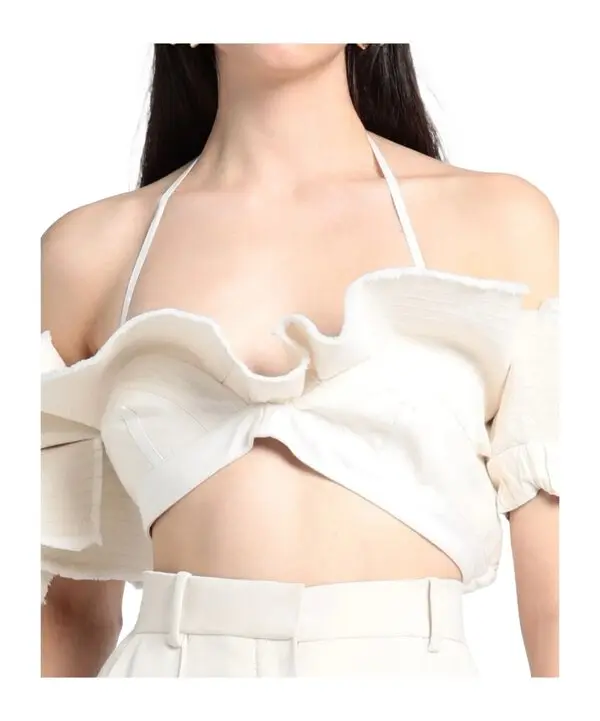 Jacquemus Cropped Solid-color Top