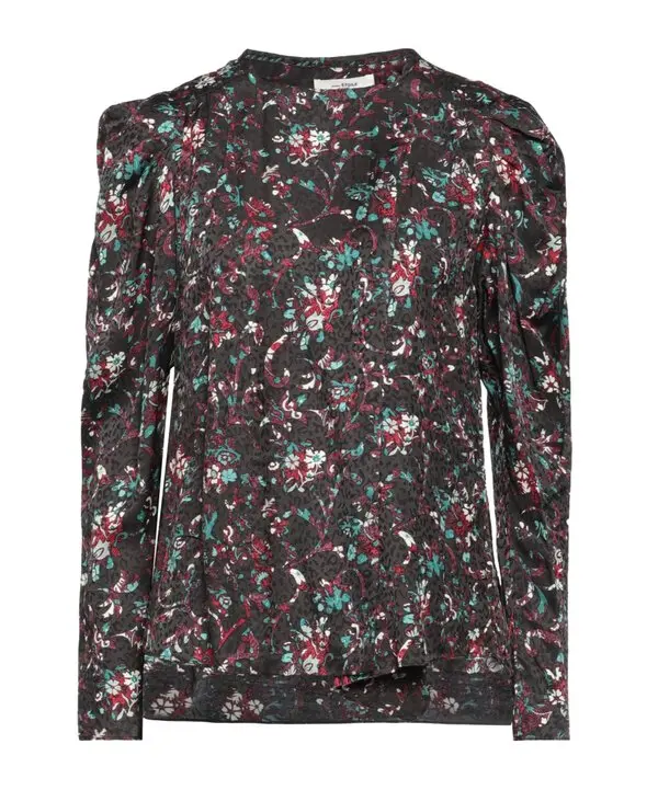 Isabel Marant Étoile Floral Long-sleeve Shirt - Black