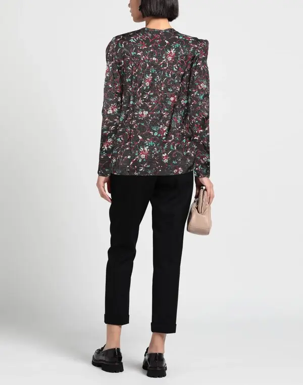 Isabel Marant Étoile Floral Long-sleeve Shirt - Black