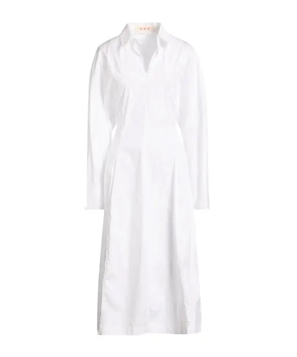 Marni Solid-color Seersucker Dress