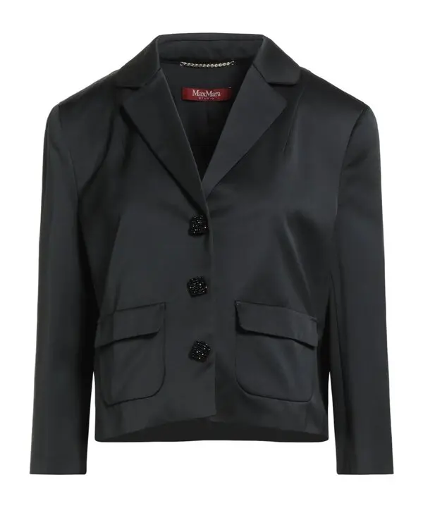 Max Mara Single-breasted Satin Blazer