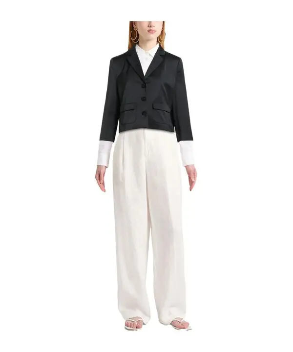 Max Mara Single-breasted Satin Blazer