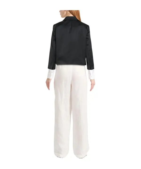 Max Mara Single-breasted Satin Blazer