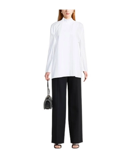 Marni High Neck Long Sleeve Top