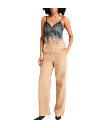 DIESEL® Two-tone Lace Sleeveless Top