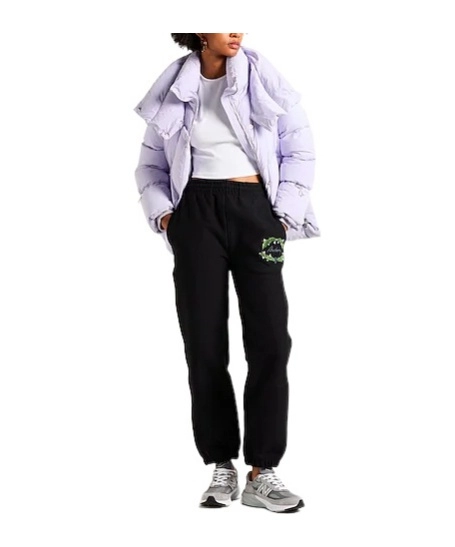 Burberry Fleece Lined Sweatpants With Embroidered Logo