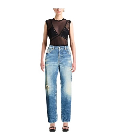 DIESEL® Washed Vintage Tapered Jeans