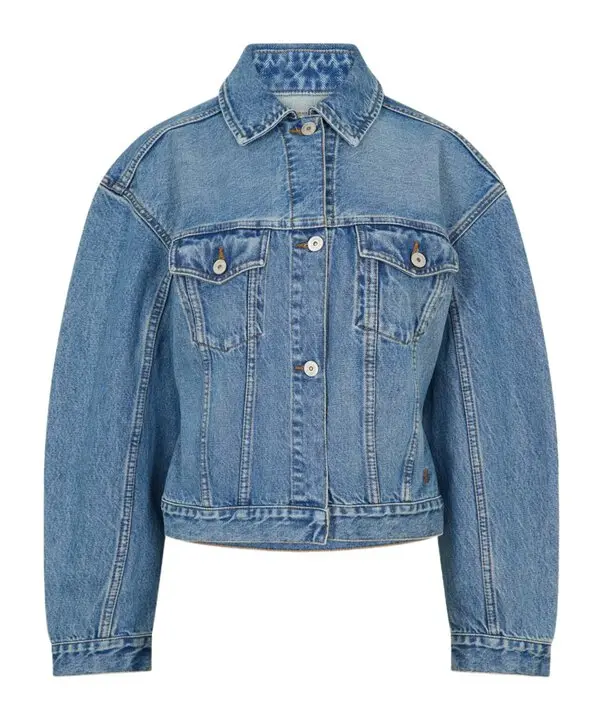 Jacquemus Jacquard Denim Jacket - Blue