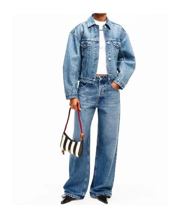 Jacquemus Jacquard Denim Jacket - Blue