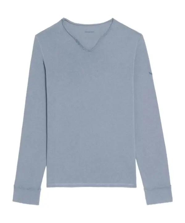Zadig&Voltaire Buttoned V-neck T-shirt