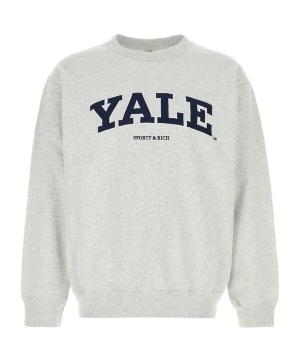 SPORTY  RICH Sporty Rich Yale Ivy Logo Sweatshirt