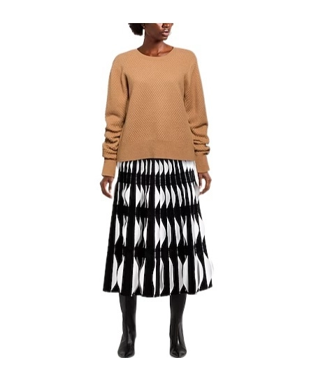 Max Mara Solid Wool Knit Sweater