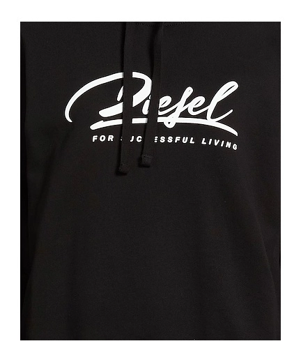 DIESEL® Graphic Print French Terry Hoodie