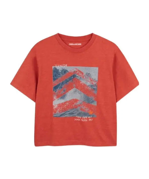 Zadig&Voltaire Printed Detail Crew Neck T-shirt