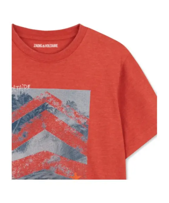 Zadig&Voltaire Printed Detail Crew Neck T-shirt